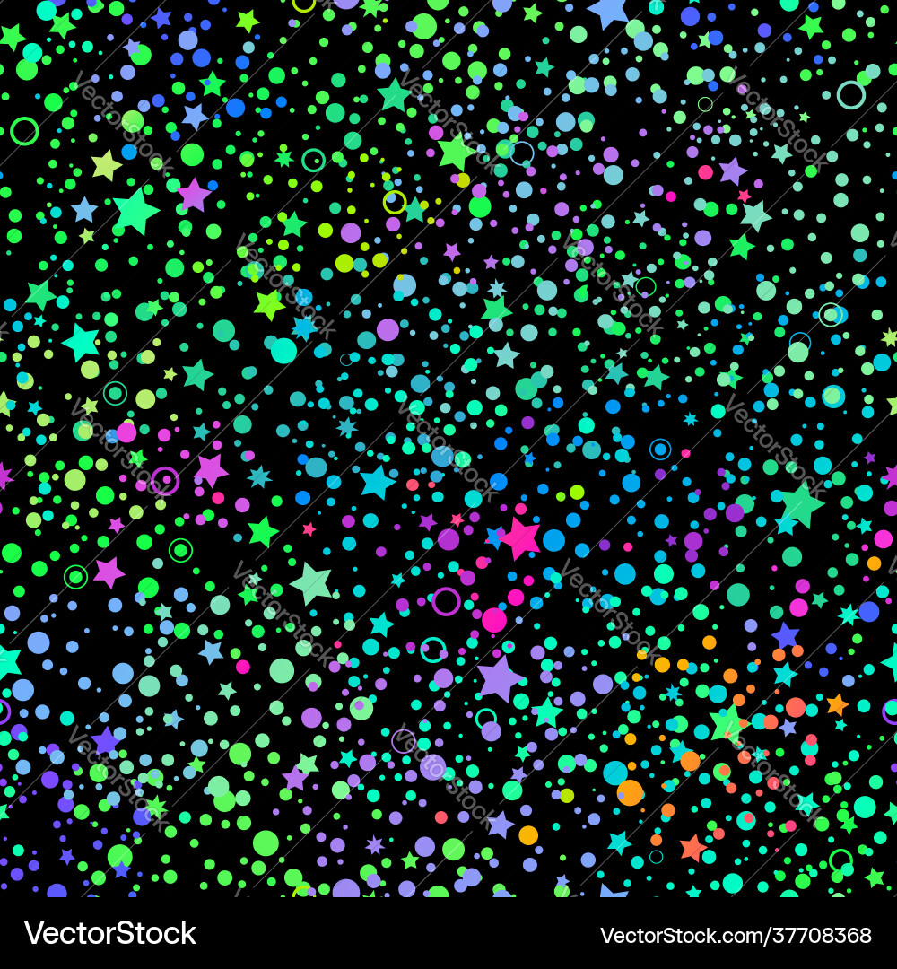 Cosmic Starry Background Royalty Free Vector Image