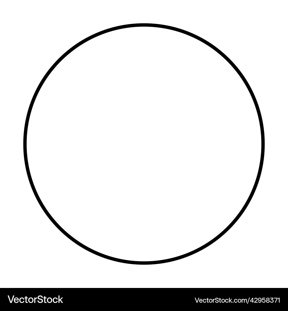 Circle round high quality Royalty Free Vector Image