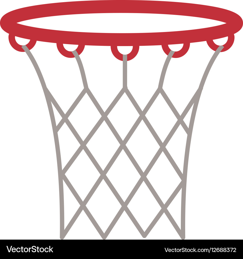Basket basketball score Royalty Free Vector Image