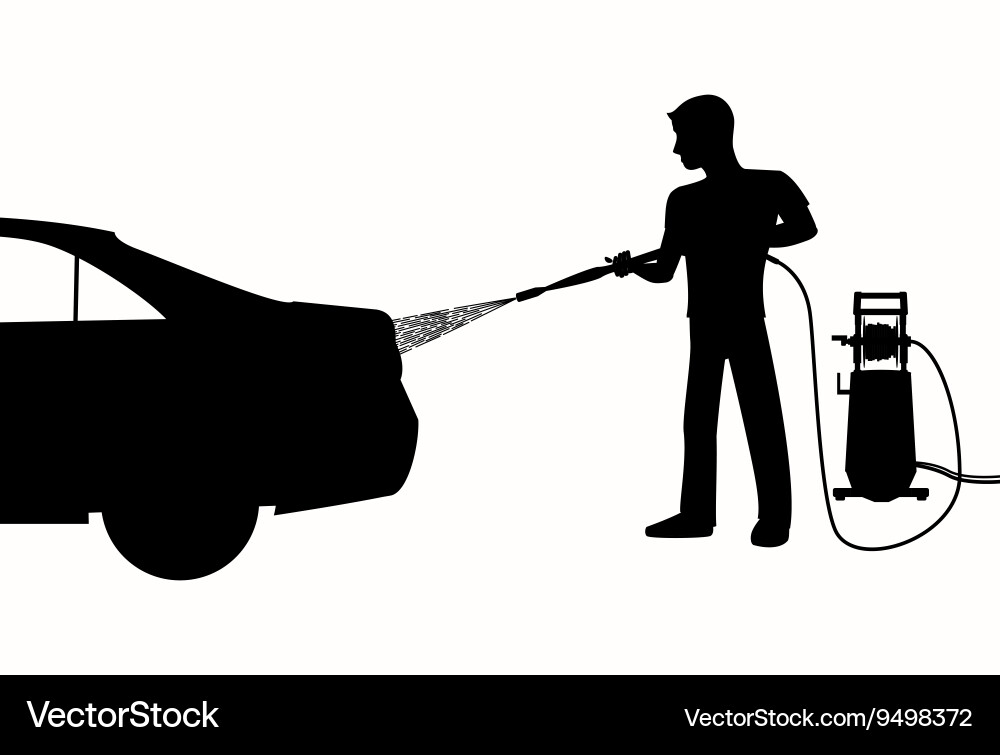 Wan car wash Royalty Free Vector Image - VectorStock