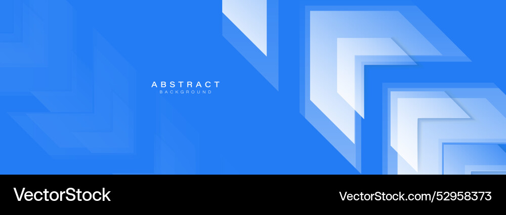 Dynamic moving white arrow symbol on blue Vector Image