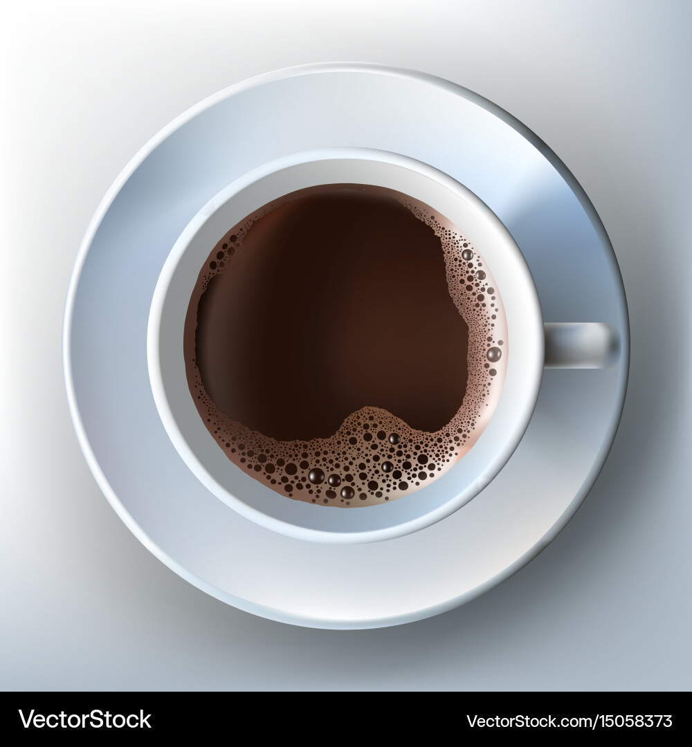 Realistic Coffee Cup Royalty Free Vector Image