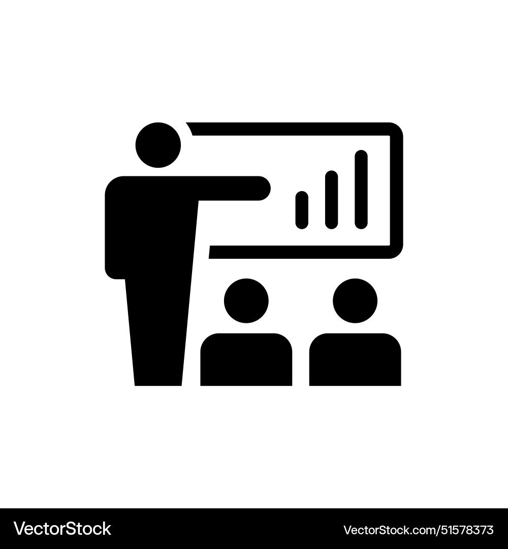 Training icon isolated on white background Vector Image