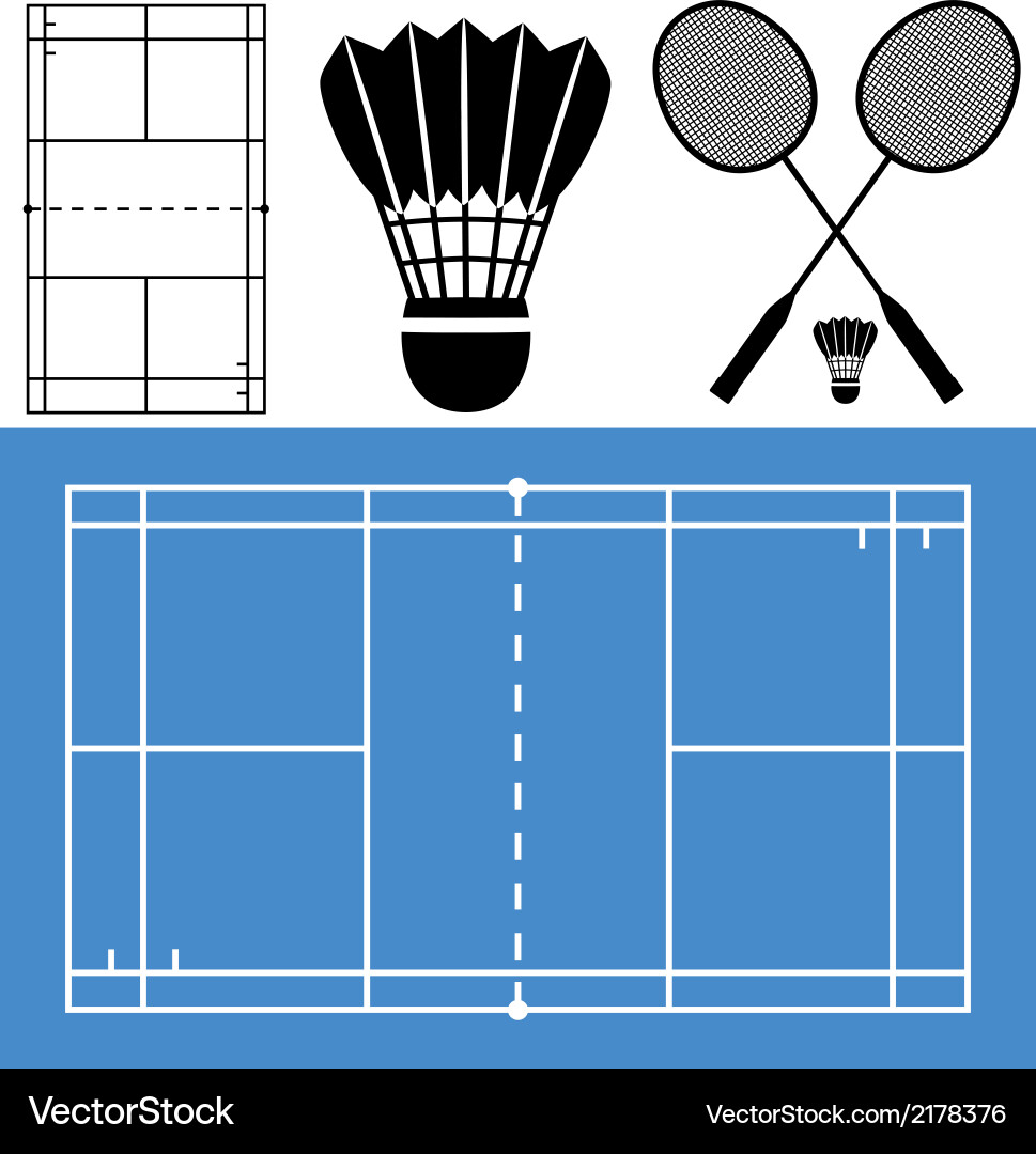 Badminton Racket Icon Royalty Free Vector Image