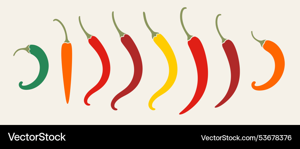 Chili pepper Royalty Free Vector Image - VectorStock