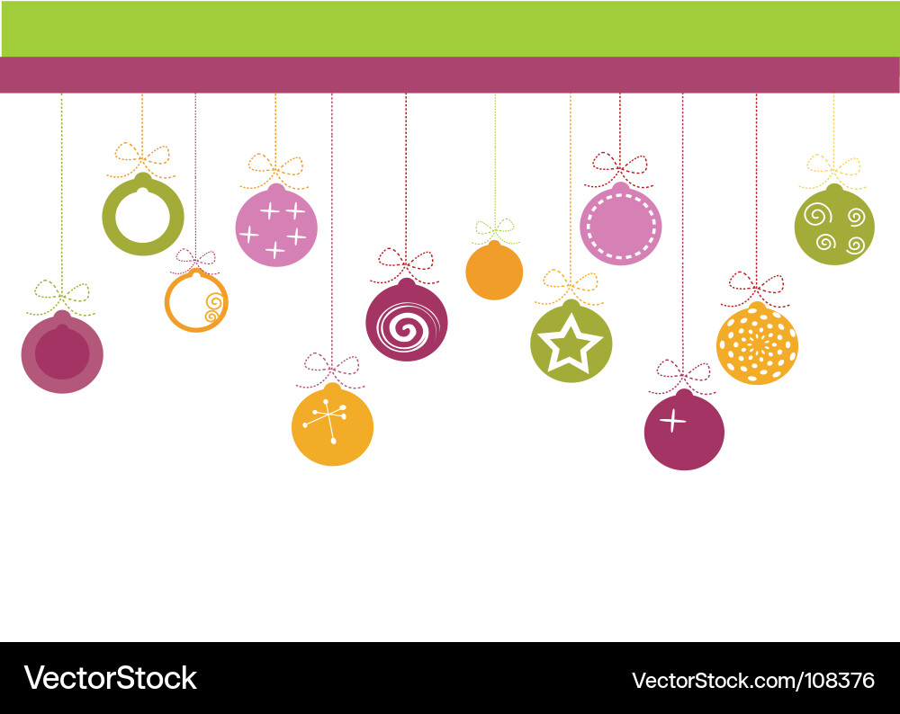 Decorations Royalty Free Vector Image - VectorStock