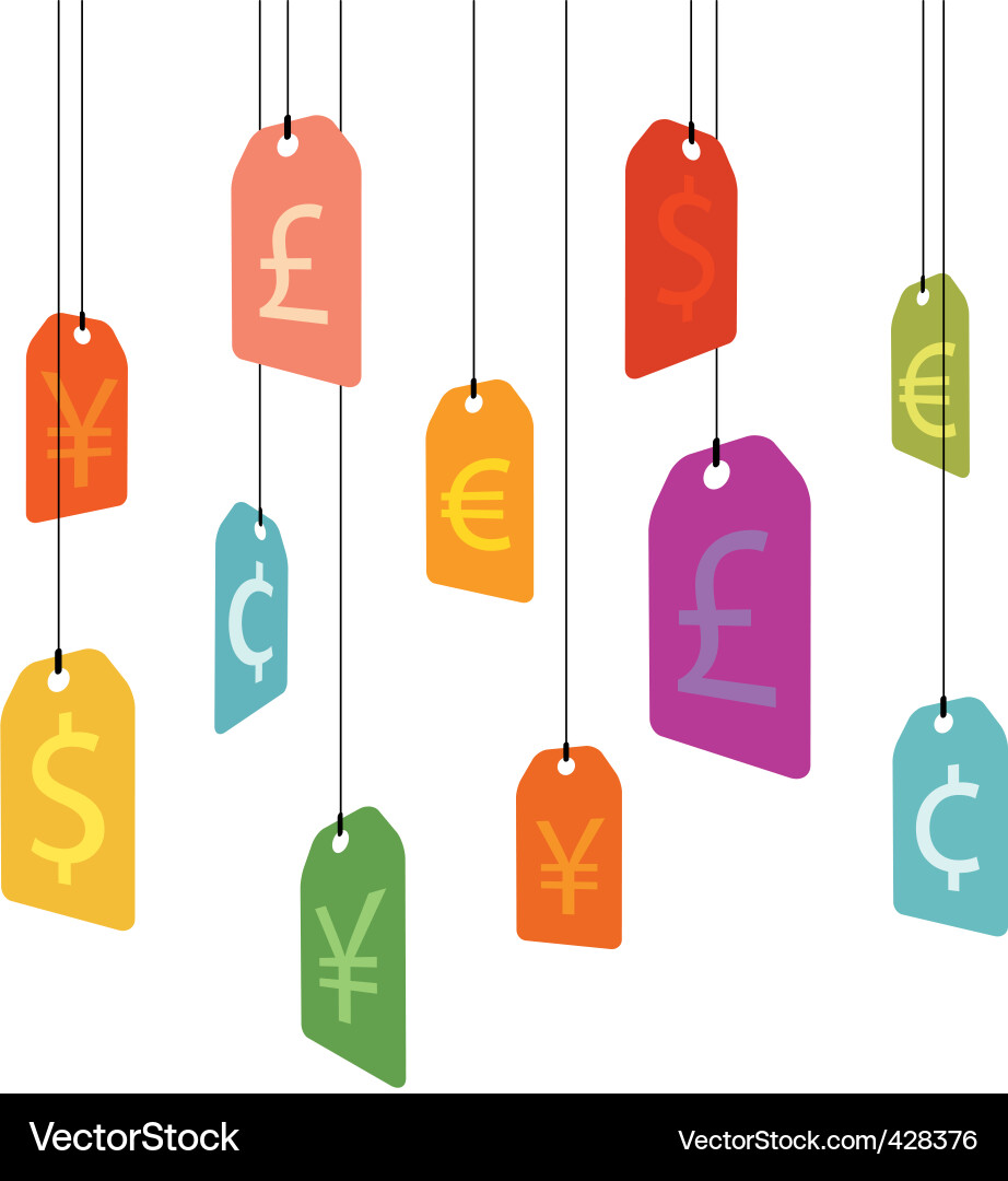 Price tags Royalty Free Vector Image - VectorStock