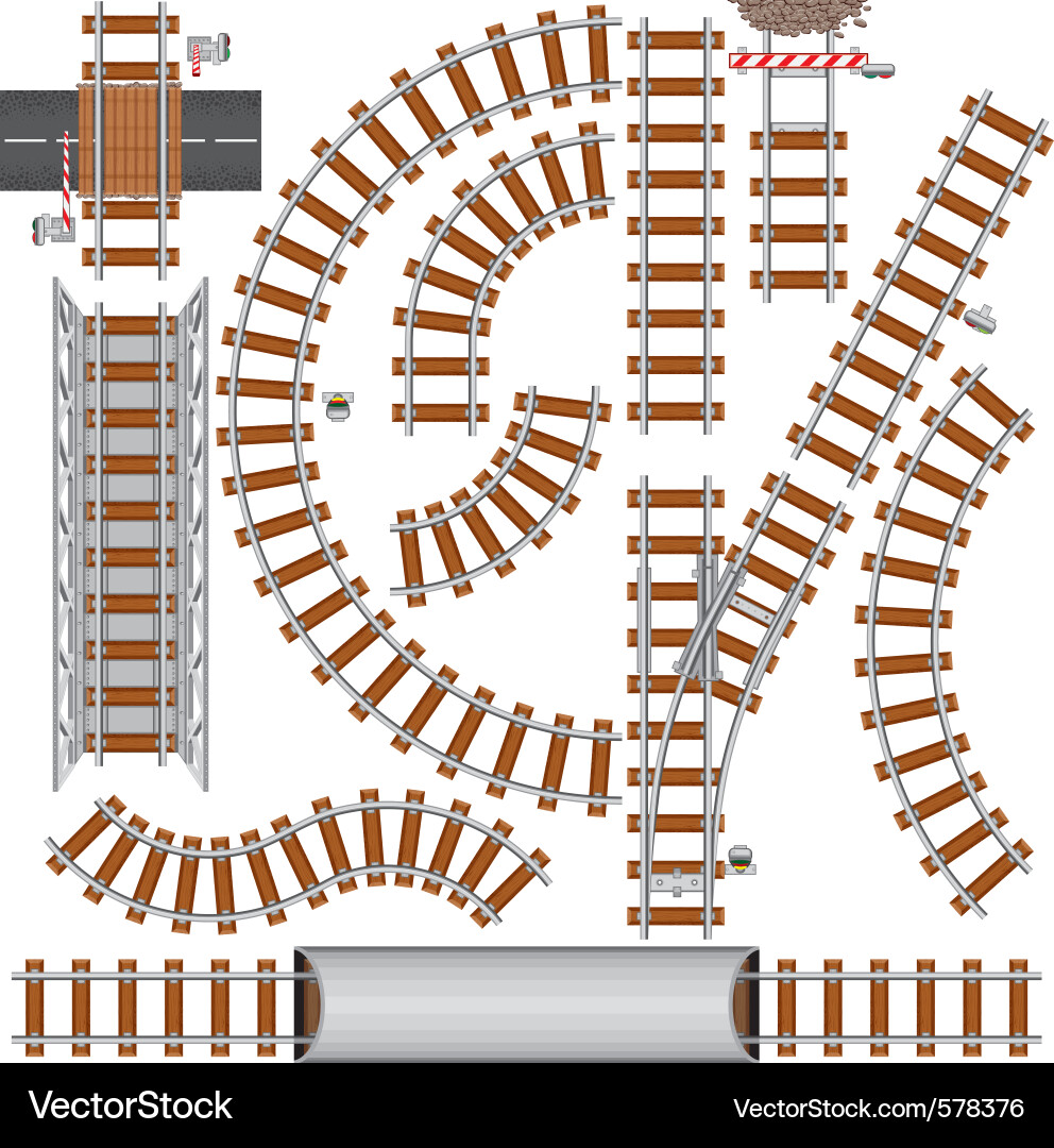 Railway Track Vector Images (over 24,000)