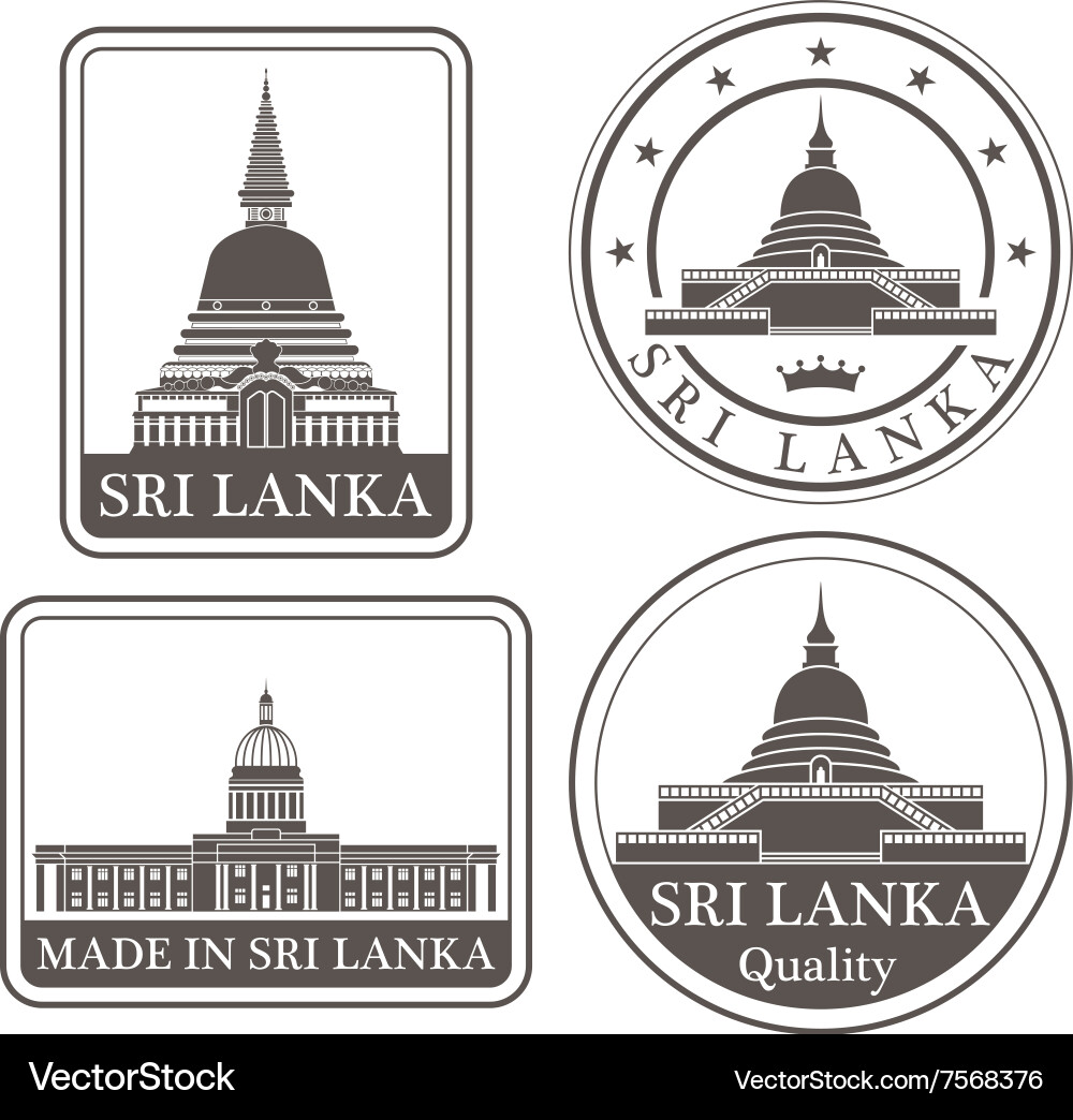 Sri lanka Royalty Free Vector Image - VectorStock