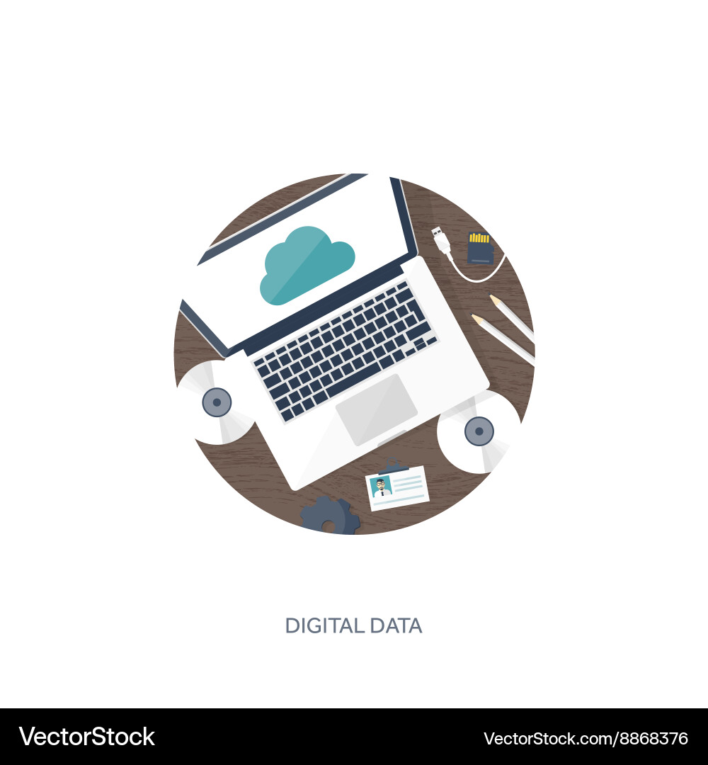 Workplace table Royalty Free Vector Image - VectorStock