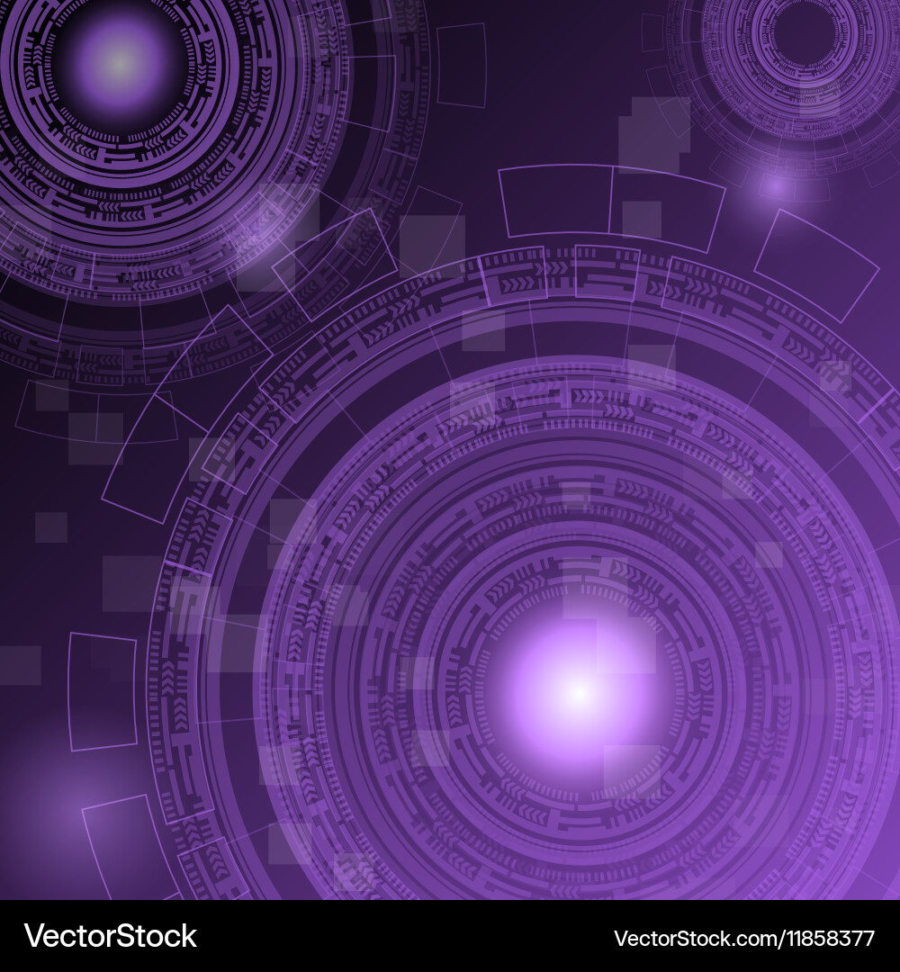 Abstract dark purple technology futuristic Vector Image