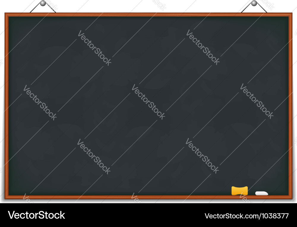 Big blackboard Royalty Free Vector Image - VectorStock