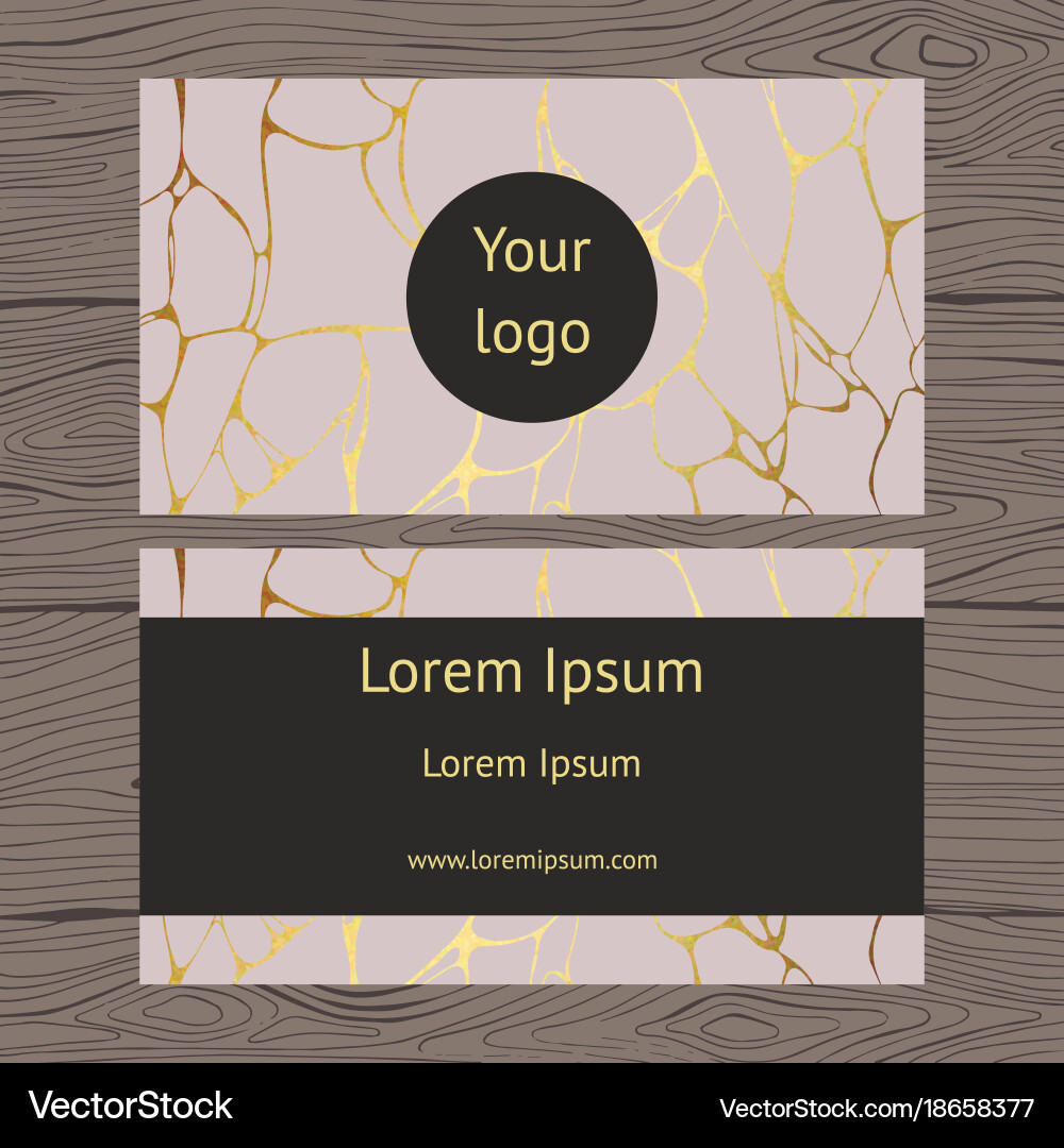 Business card decorative background Royalty Free Vector