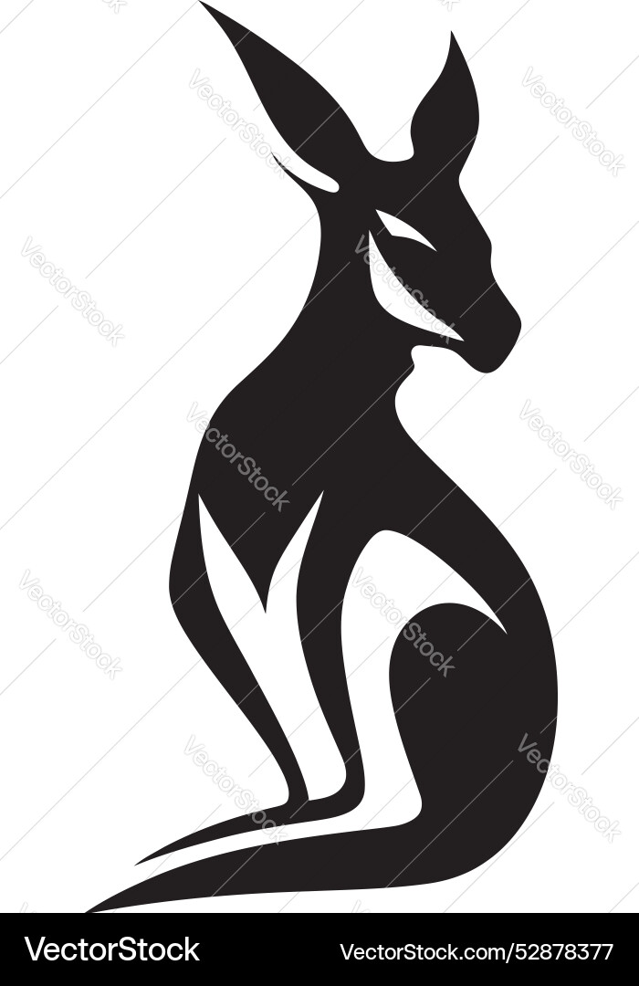 Kangaroo express delivery hero kangaroo Royalty Free Vector