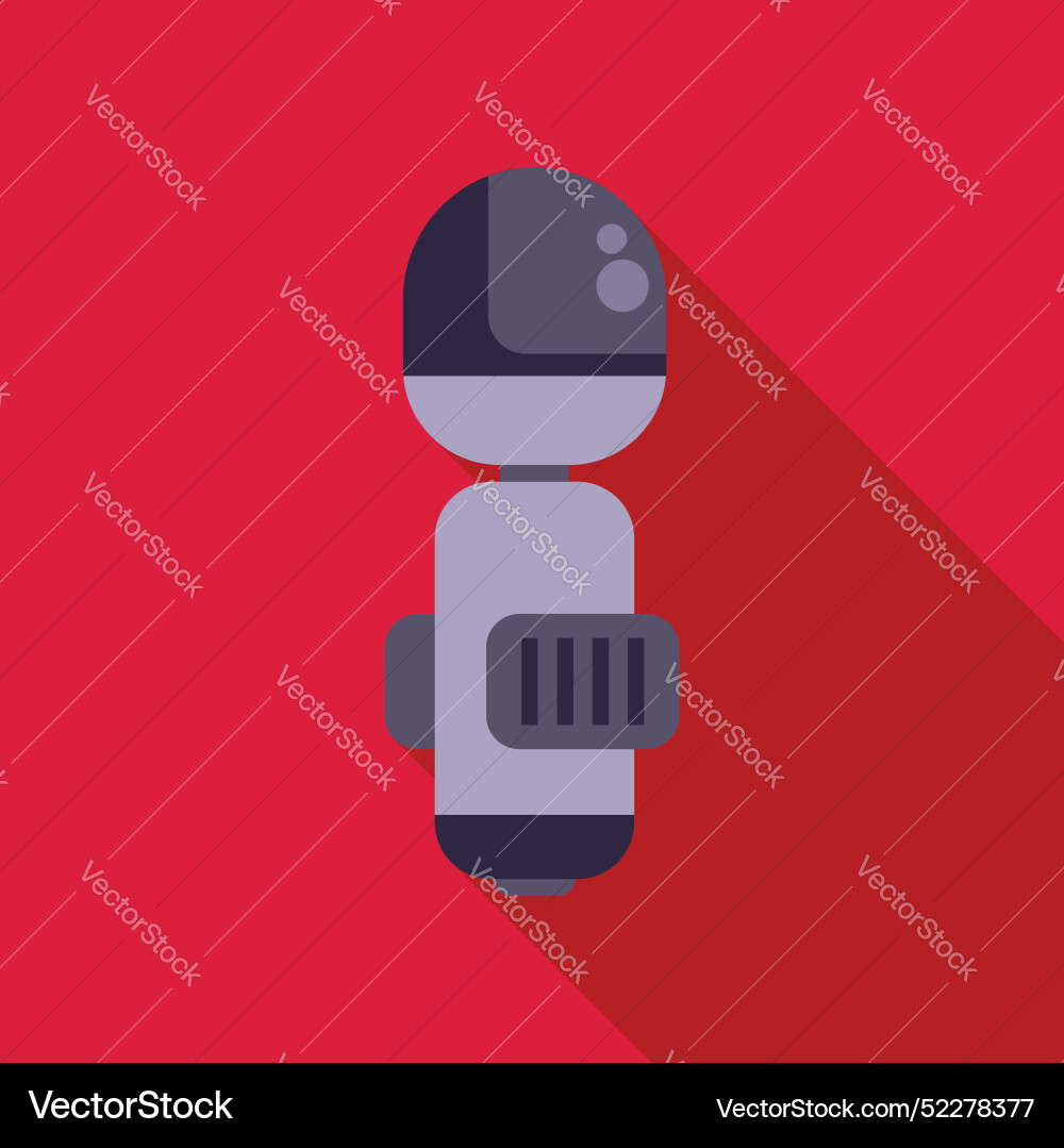 Modern wireless microphone for podcasting Vector Image