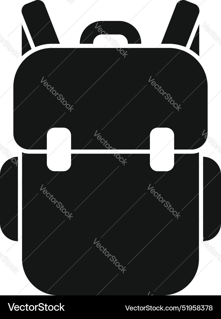 Backpack icon representing back to school supplies