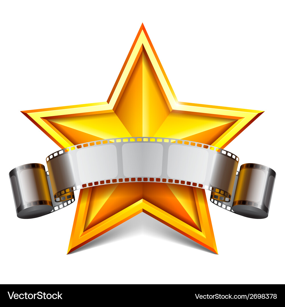 Movie star Royalty Free Vector Image - VectorStock