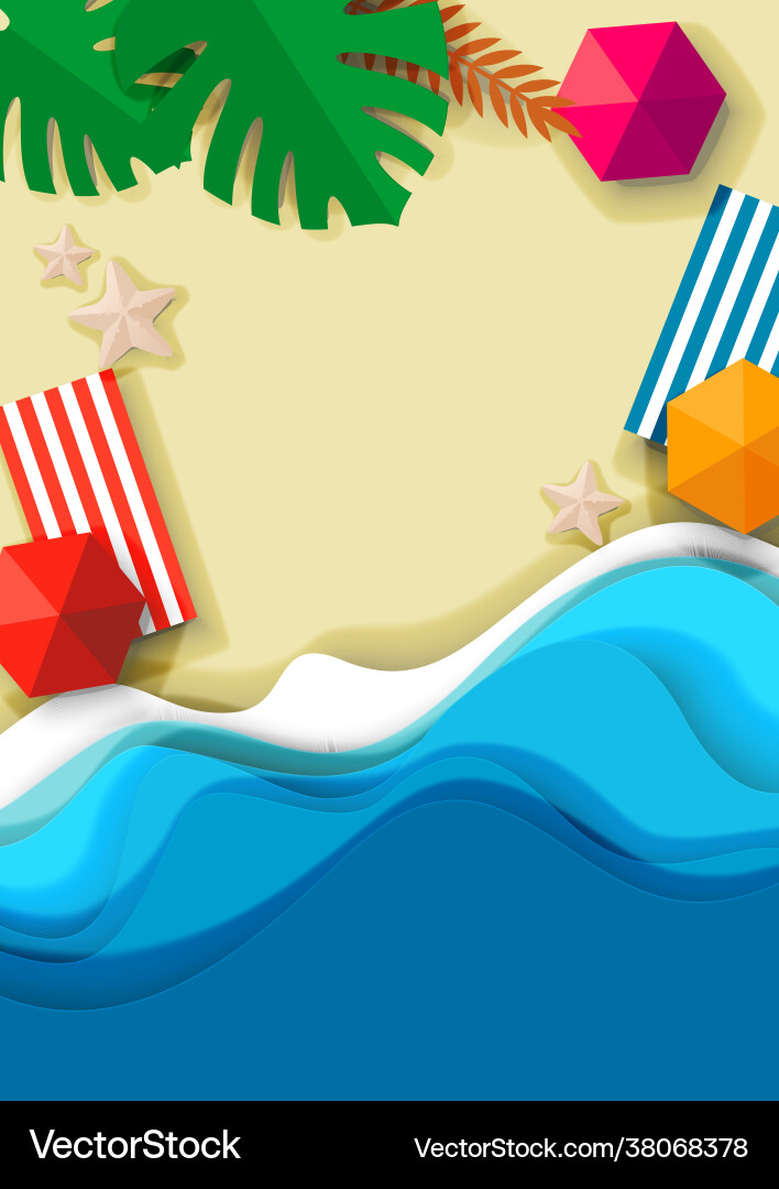 Beach backdrop Vector Images & Graphics for Commercial Use | VectorStock
