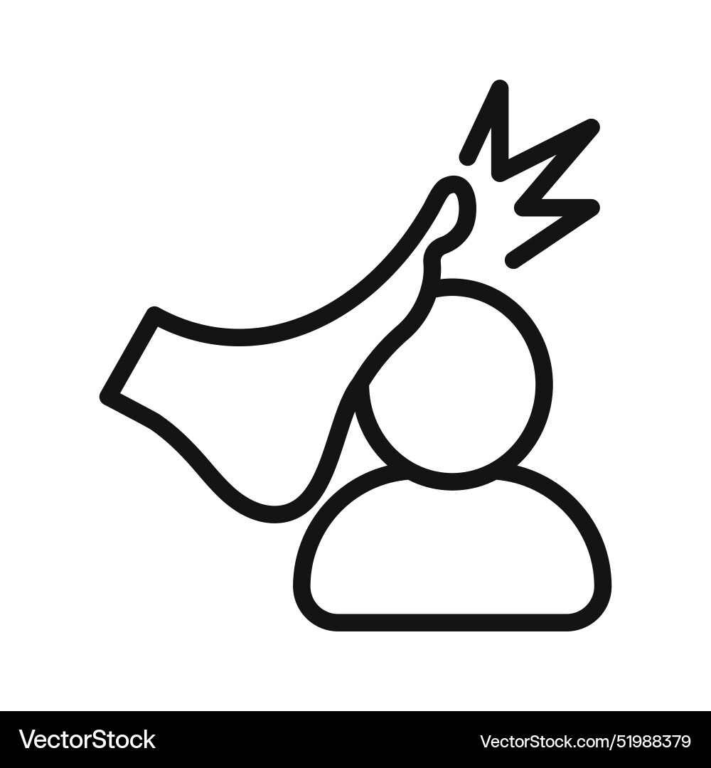 Kickboxer mark in filled style Royalty Free Vector Image