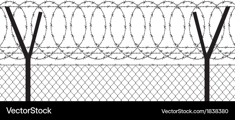 Barbed wire Royalty Free Vector Image - VectorStock