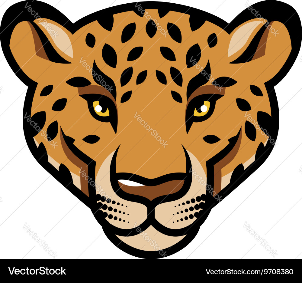 Leopard calm Royalty Free Vector Image - VectorStock
