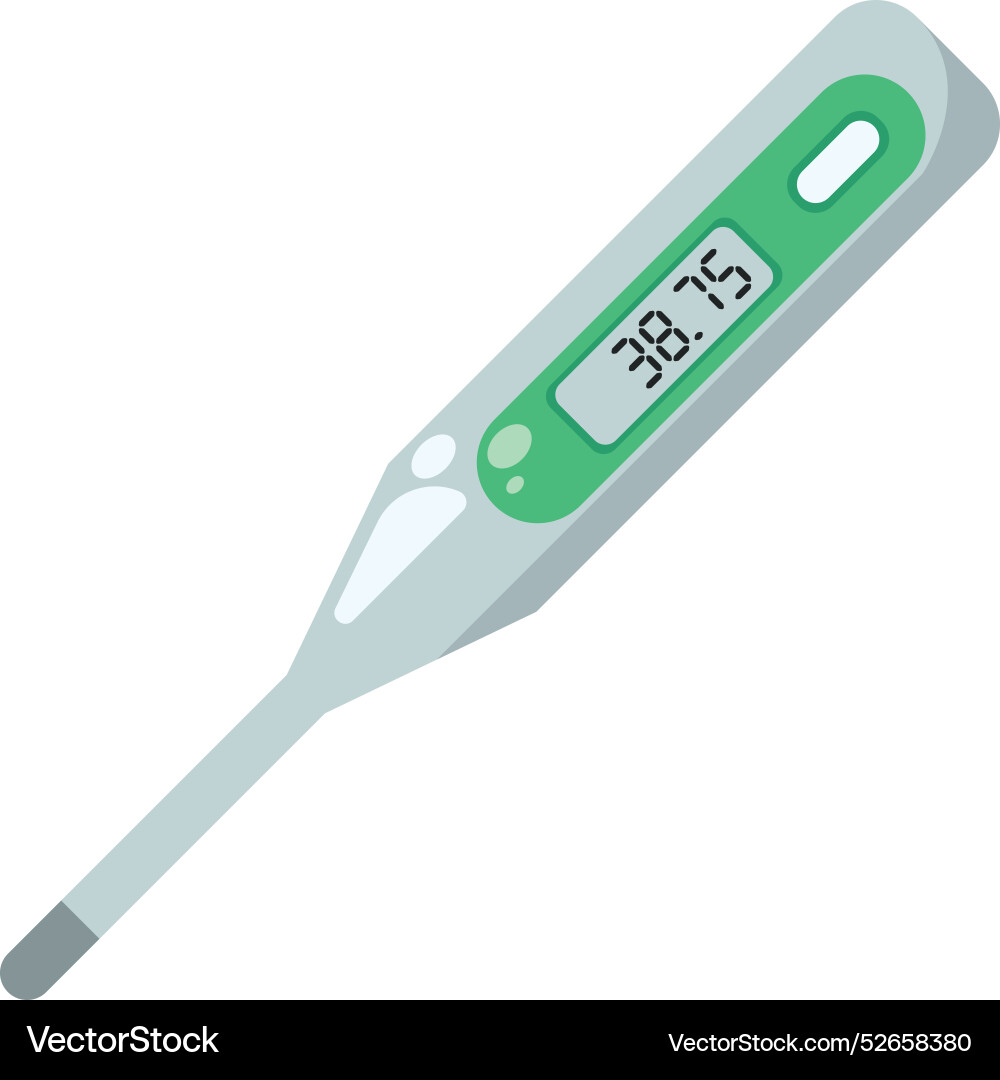 Medical thermometer digital Royalty Free Vector Image