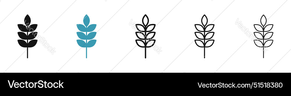Wheat icon Royalty Free Vector Image - VectorStock
