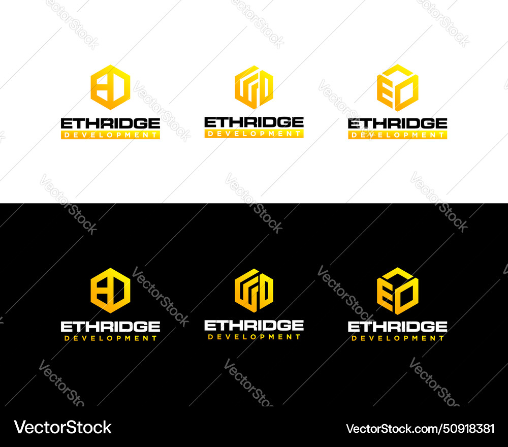 Ed logo Royalty Free Vector Image - VectorStock