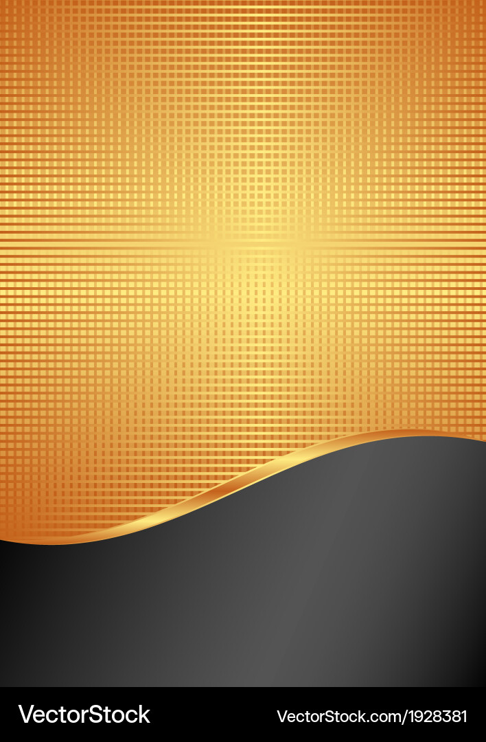 Gold background Royalty Free Vector Image - VectorStock