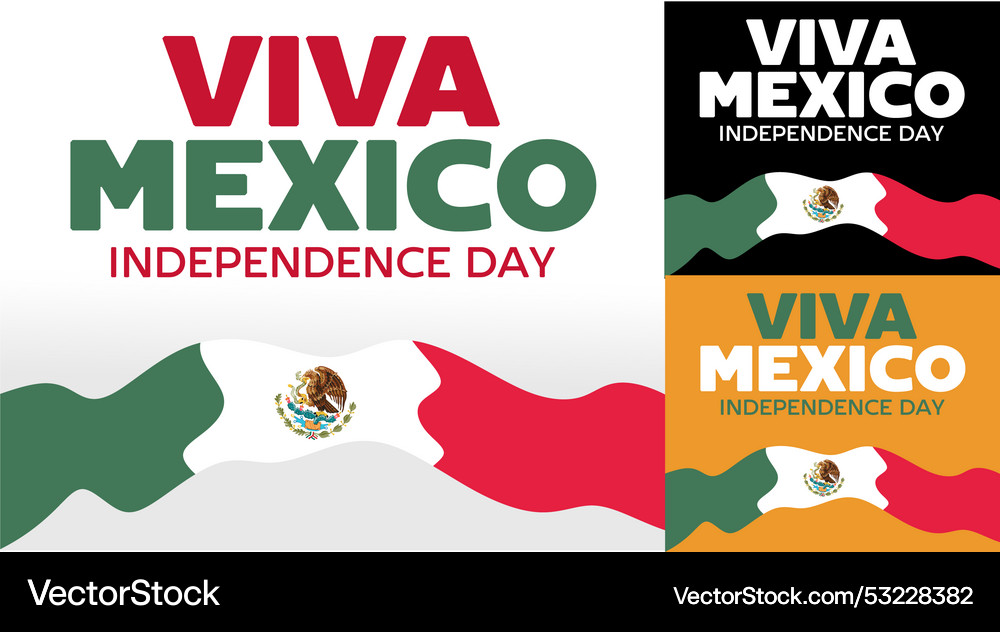 Happy mexican independence day to all mexicans Vector Image