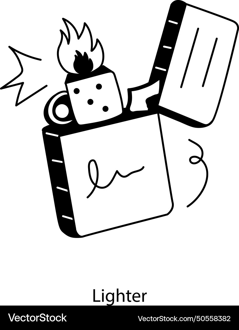 Lighter Royalty Free Vector Image - VectorStock