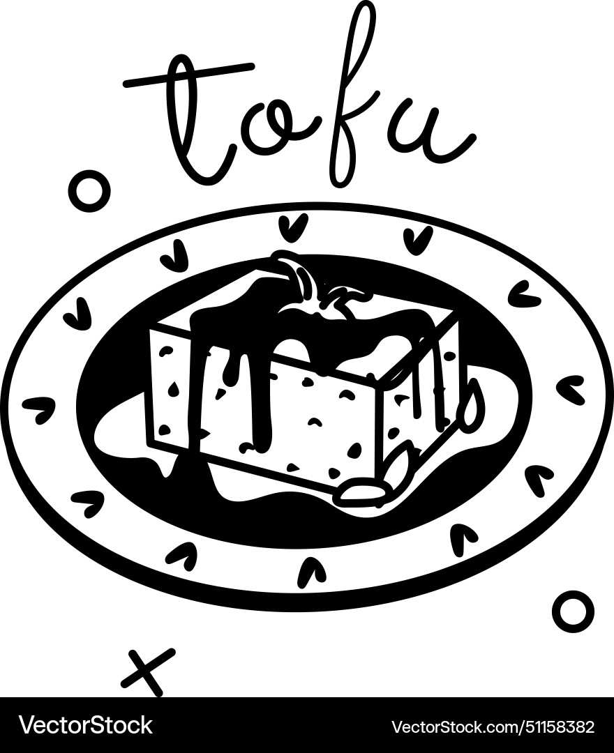 Tofu Royalty Free Vector Image - VectorStock