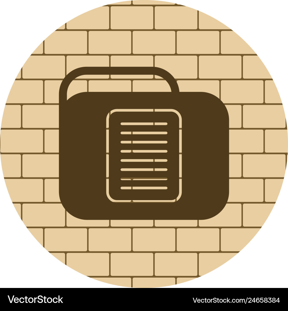 Dokument Ordner Icon Lizenzfreies Vektorbild