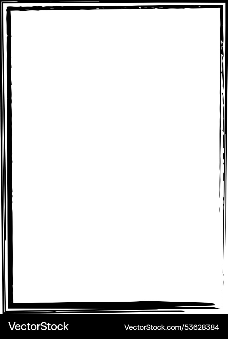 Grunge Texture Frame Border Royalty Free Vector Image