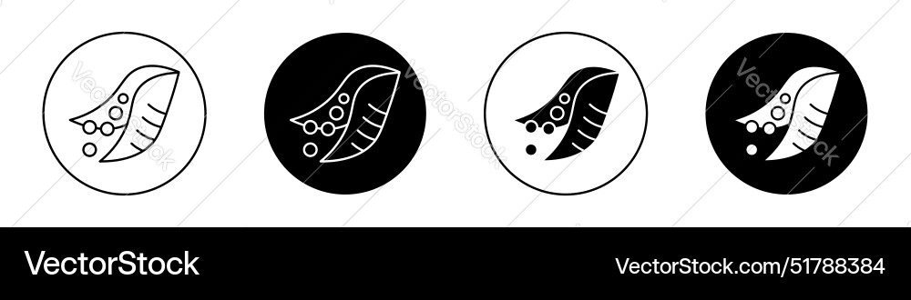 Peapod icon Royalty Free Vector Image - VectorStock