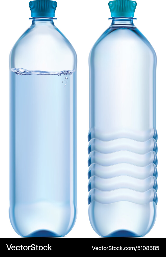 Plastic bottle Royalty Free Vector Image - VectorStock