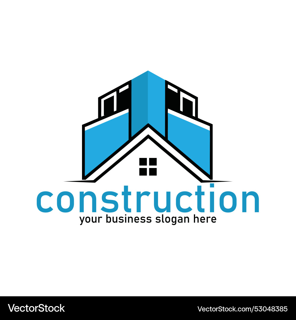Professional property real estate construction Vector Image