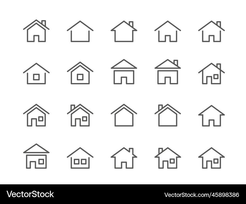 Home complex residential building architecture Vector Image
