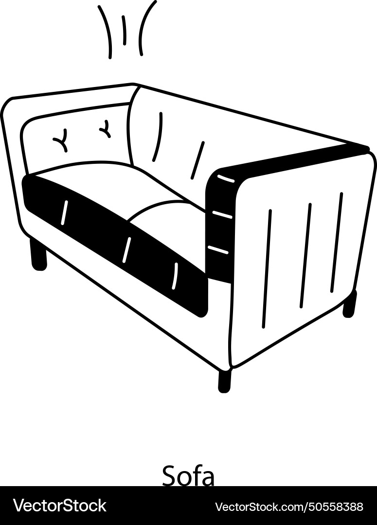 Sofa Royalty Free Vector Image - VectorStock