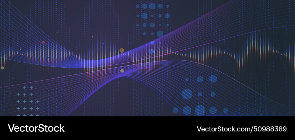 Abstract earth technology background for science Vector Image