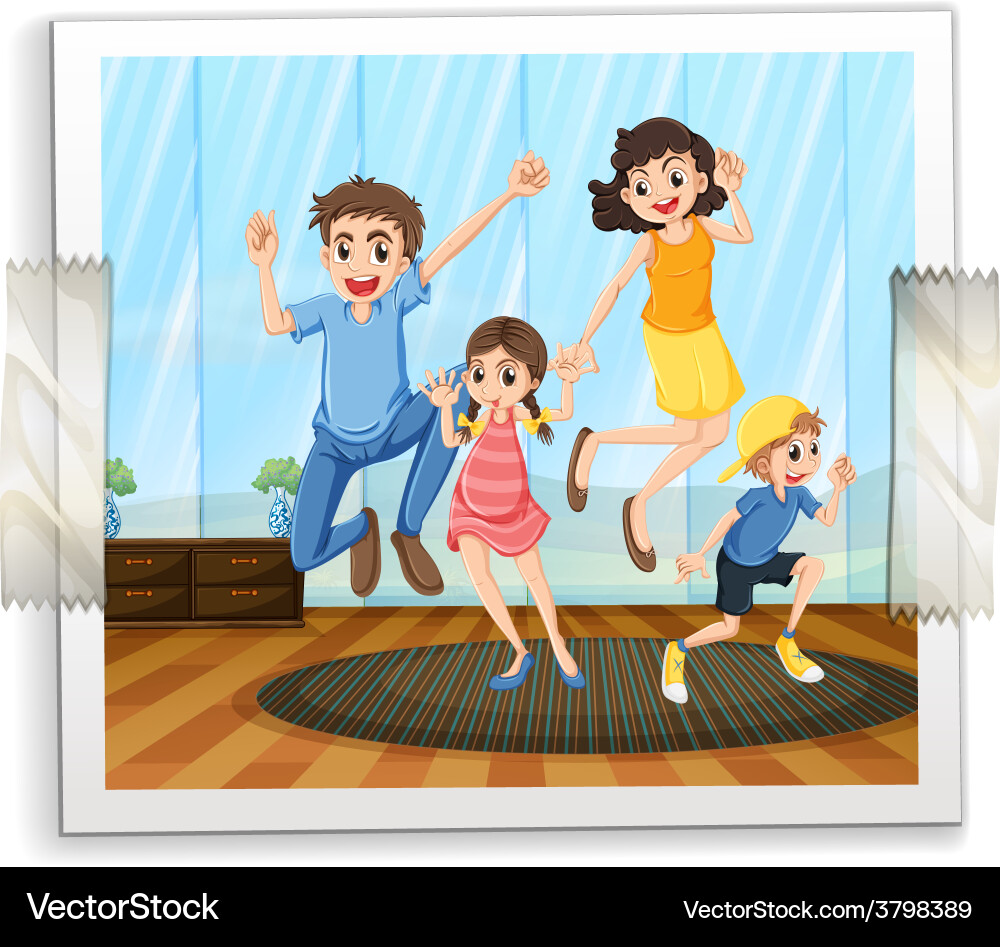 Family photo Royalty Free Vector Image - VectorStock