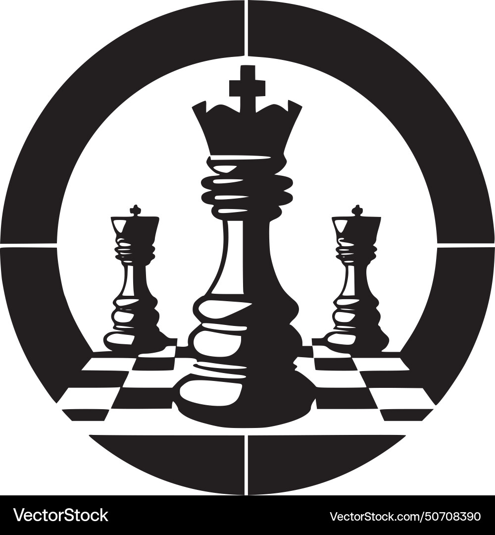 Chess - high quality logo ideal for t-shirt Vector Image