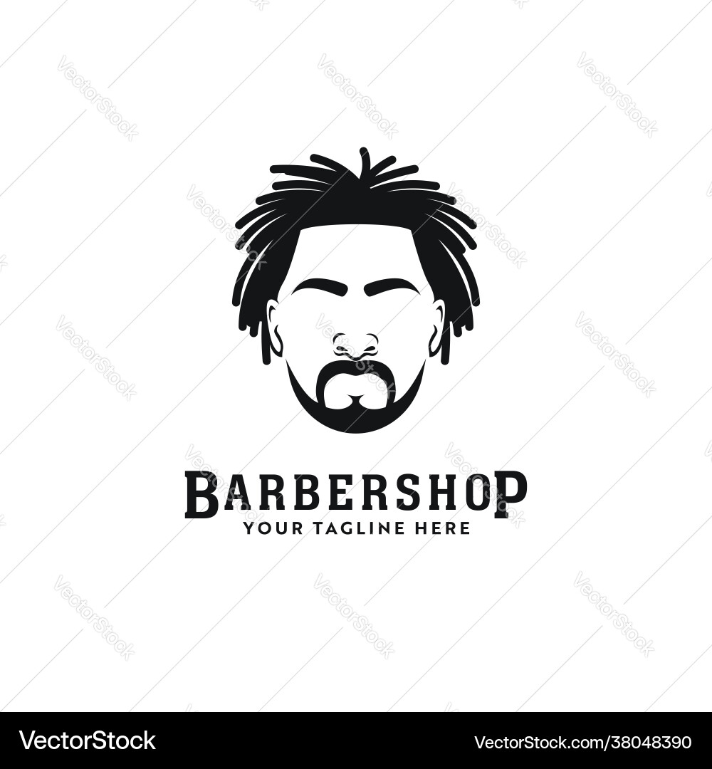 Dreadlocks locs dreads african american Royalty Free Vector