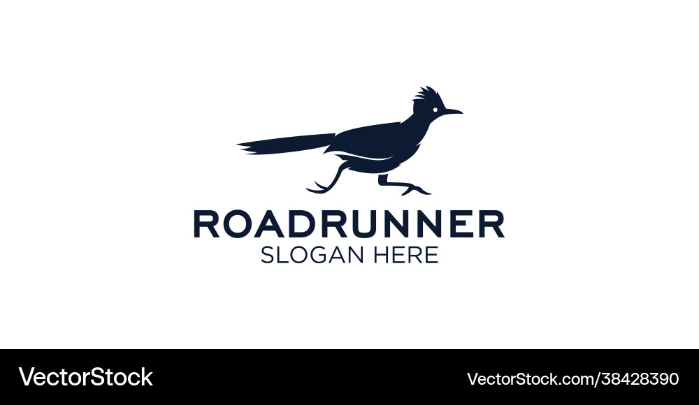 Roadrunner Logo Template Royalty Free Vector Image