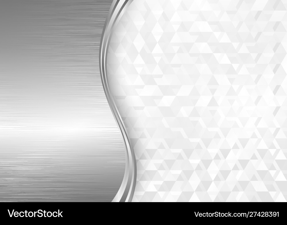 Abstract geometric background and metal texture Vector Image