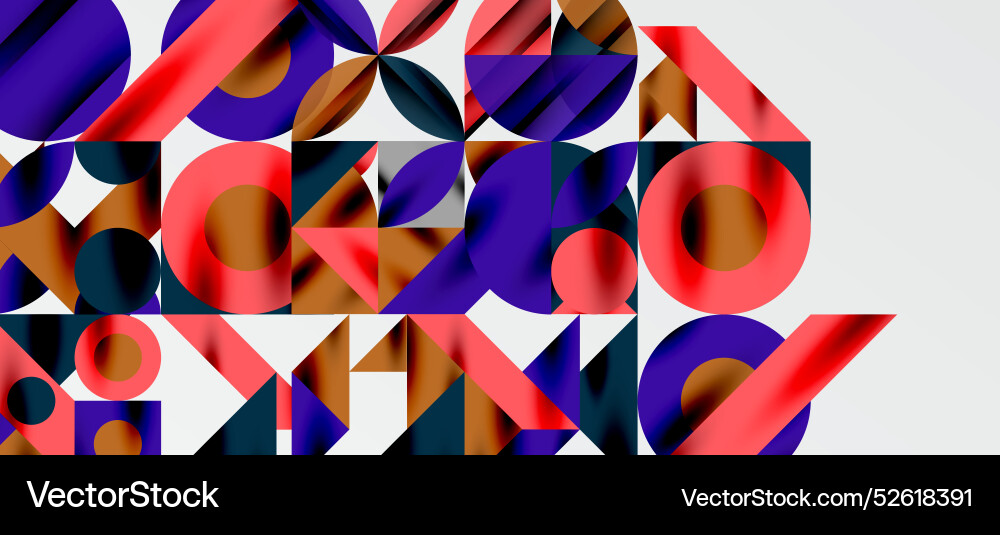 Geometric neo patterns abstract background Vector Image
