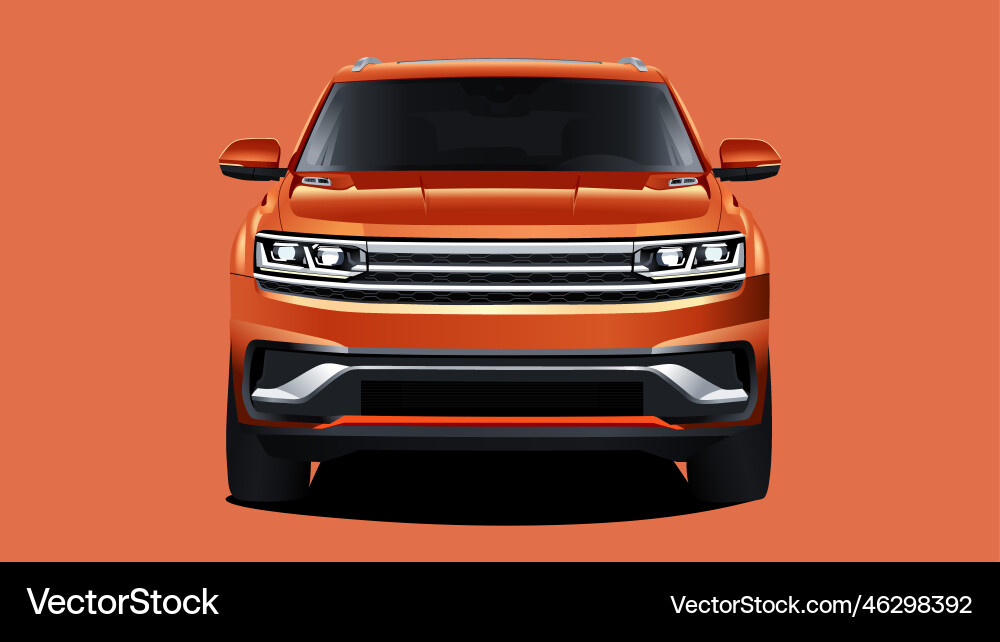 Realistic car Royalty Free Vector Image - VectorStock