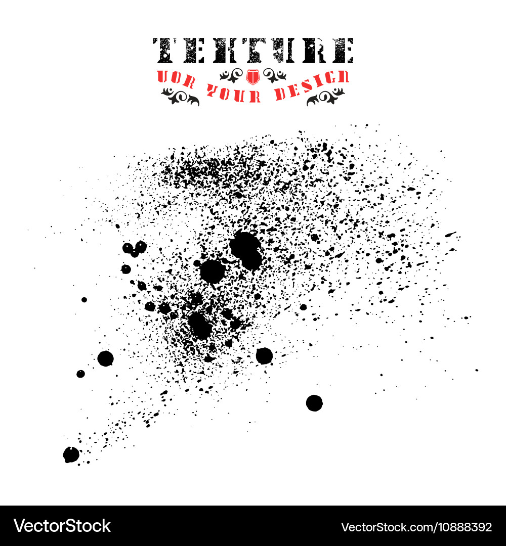 Splatter texture Royalty Free Vector Image - VectorStock