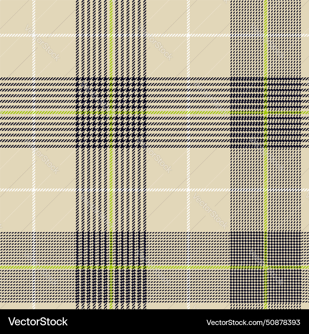 Classic check seamless pattern with apple green Vector Image