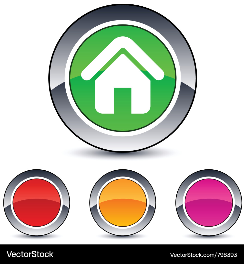 Round Button Icon Vector Images (over 290,000)